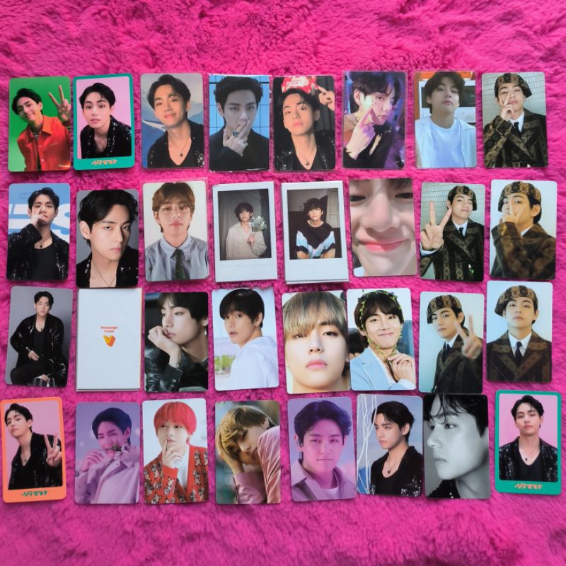Onhand Bts V OFFICIAL POB PHOTOCARDS SELFIE CARDS Concept Cards ...