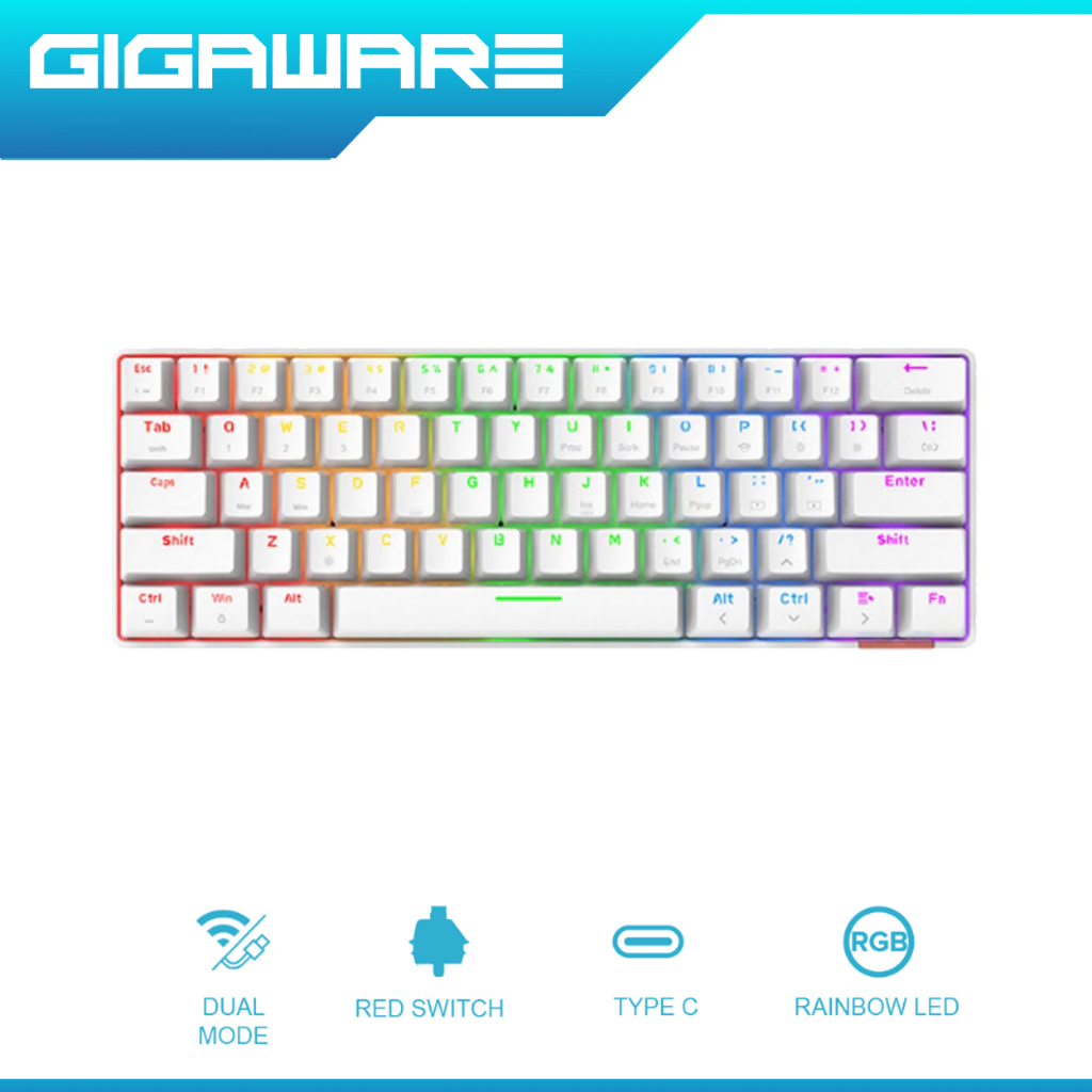 Daidai STK61 Mechanical Keyboard Wireless Dual-Mode Bluetooth Type C ...