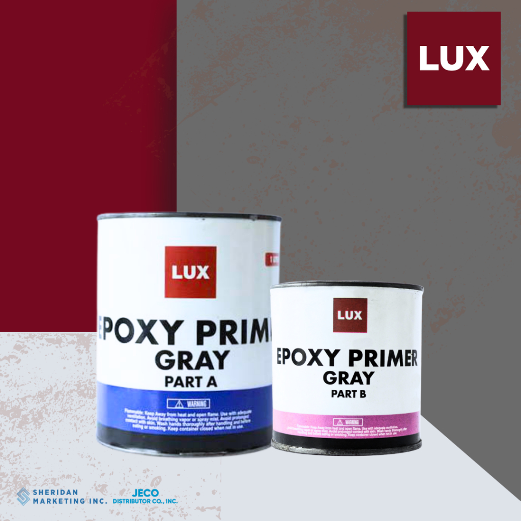 Lux Epoxy Primer Gray w/ Catalyst 1L | Shopee Philippines