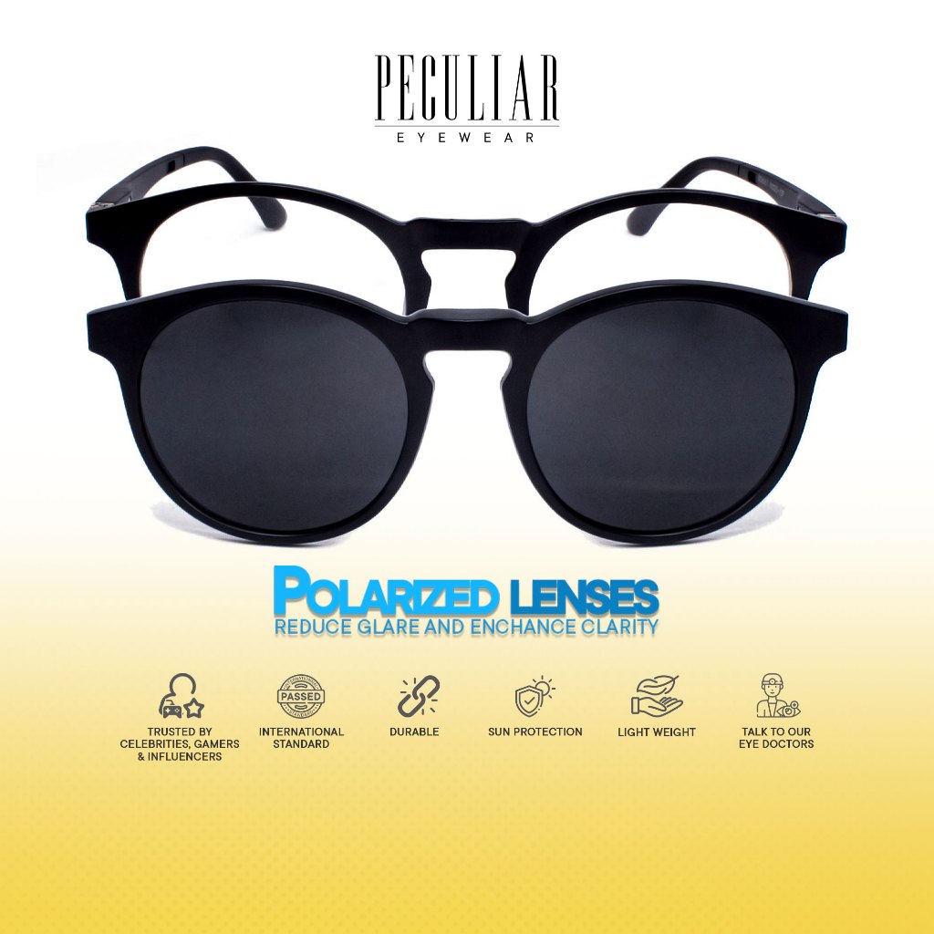 Peculiar Elliot Round Polarized Anti-Radiation Glasses Anti-Radiation ...