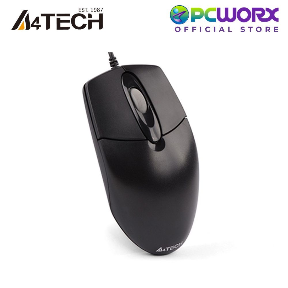 A4Tech Op-720 1200 Dpi Symmetric Dust-Resistant Wheel Plug & Play USB ...