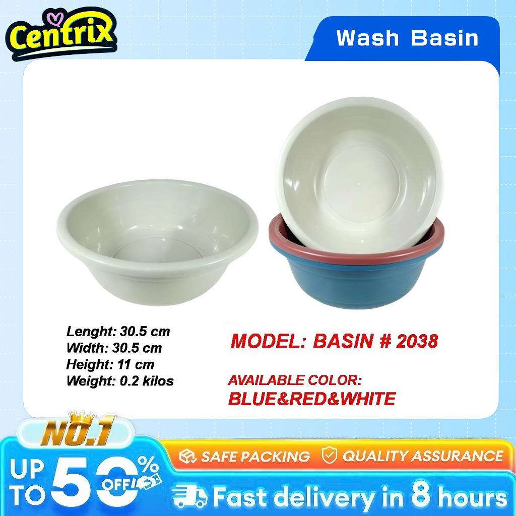 Centrix COD Wash Basin Multipurpose Round Plastic Basin Wash Basin High ...