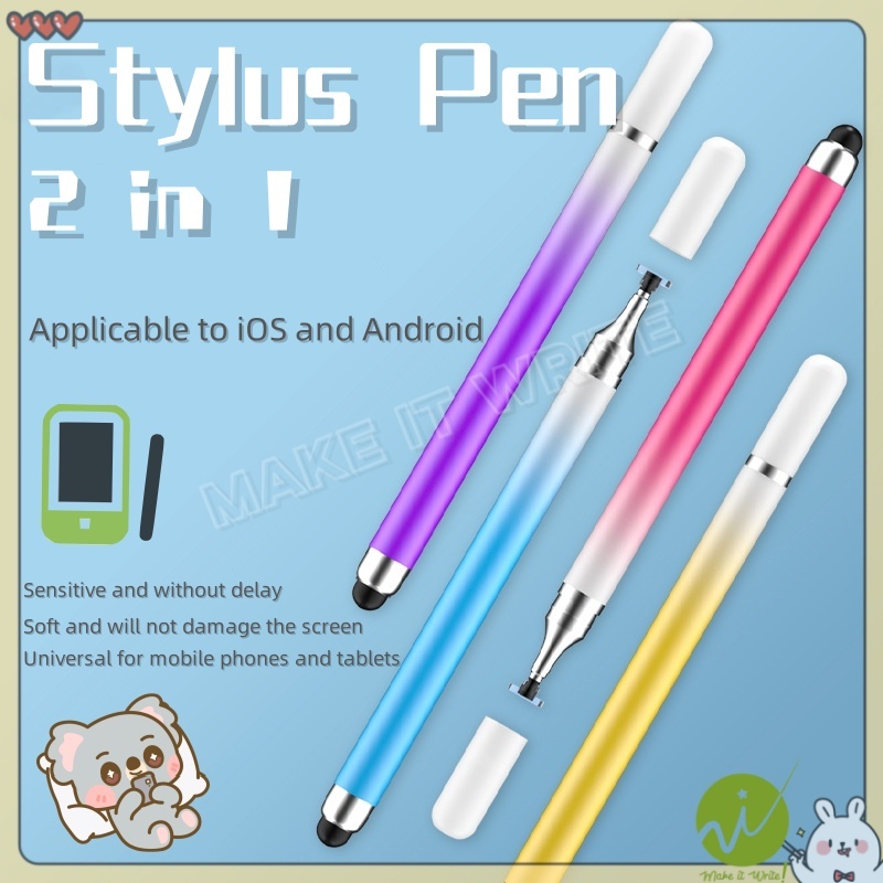 2in1 Smart Pen Universal Touch Pen for Android/ios For Phone/iPad ...
