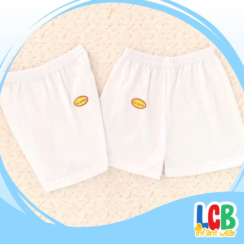 EFJ Jewel 100% Cotton Short For Baby Plain White Short For Baby ...