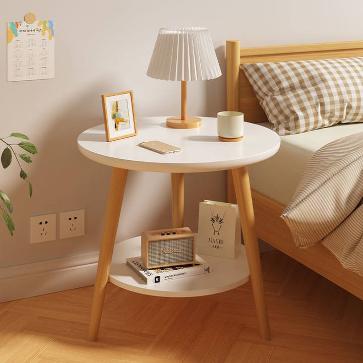 MHS Modern Wooden Bedside Tables Sofa Coffee Table Nordic Sofa Side ...