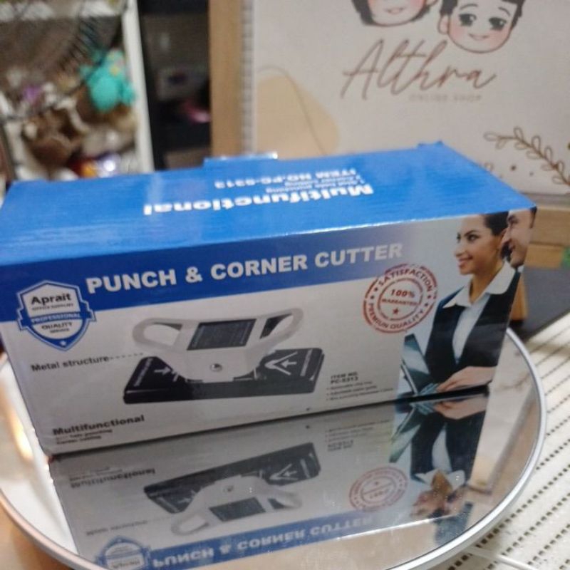 Quaff 2 in 1 PVC ID Card Puncher (Corner,Oblong) Hole Puncher Corner ...