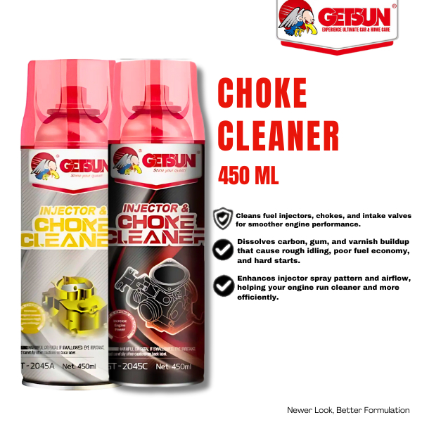 GETSUN INJECTOR/CHOKE CLEANER 450ml | Shopee Philippines