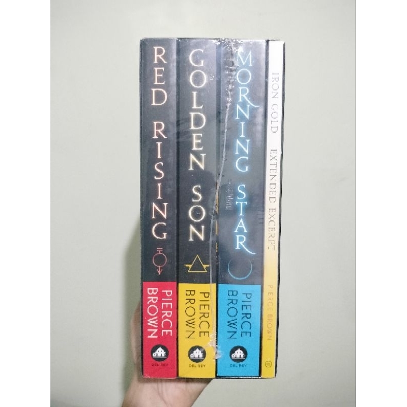 Red Rising Book Set with Extended Excerpt of Iron Gold by Pierce Brown ...