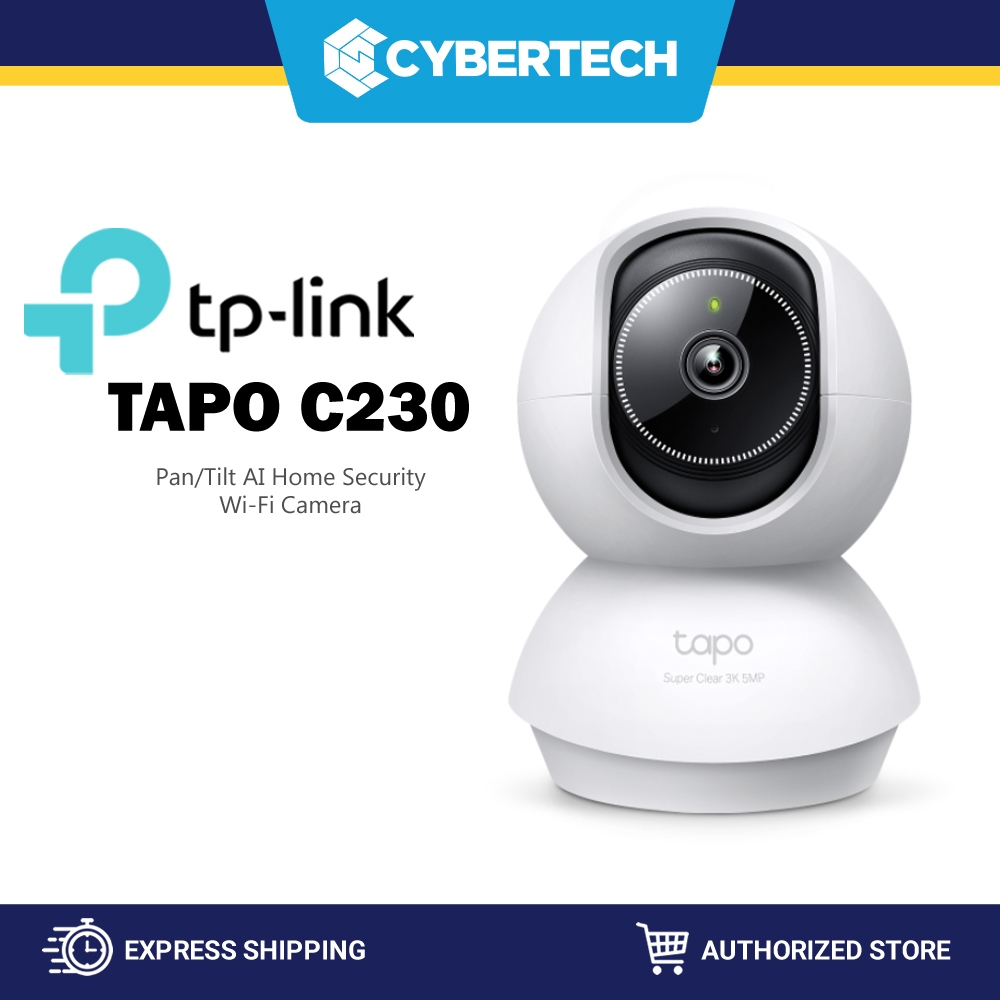 Cybertech Tp-Link Tapo C230 Pan/Tilt AI Home Security Wi-Fi Camera | Shopee Philippines