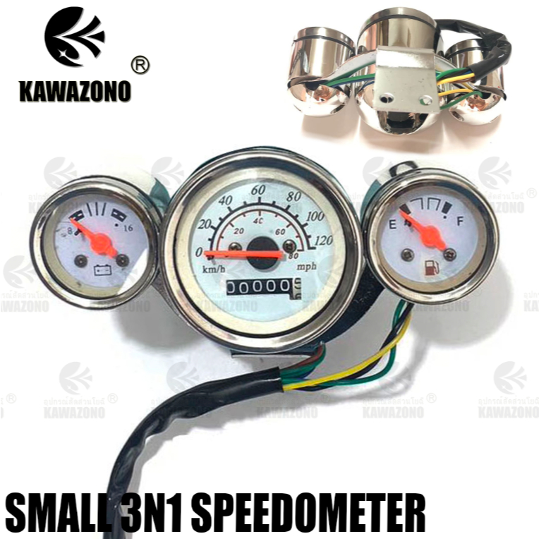 Motorcycle Speedometer Gauge /odometer Small COD | Shopee Philippines