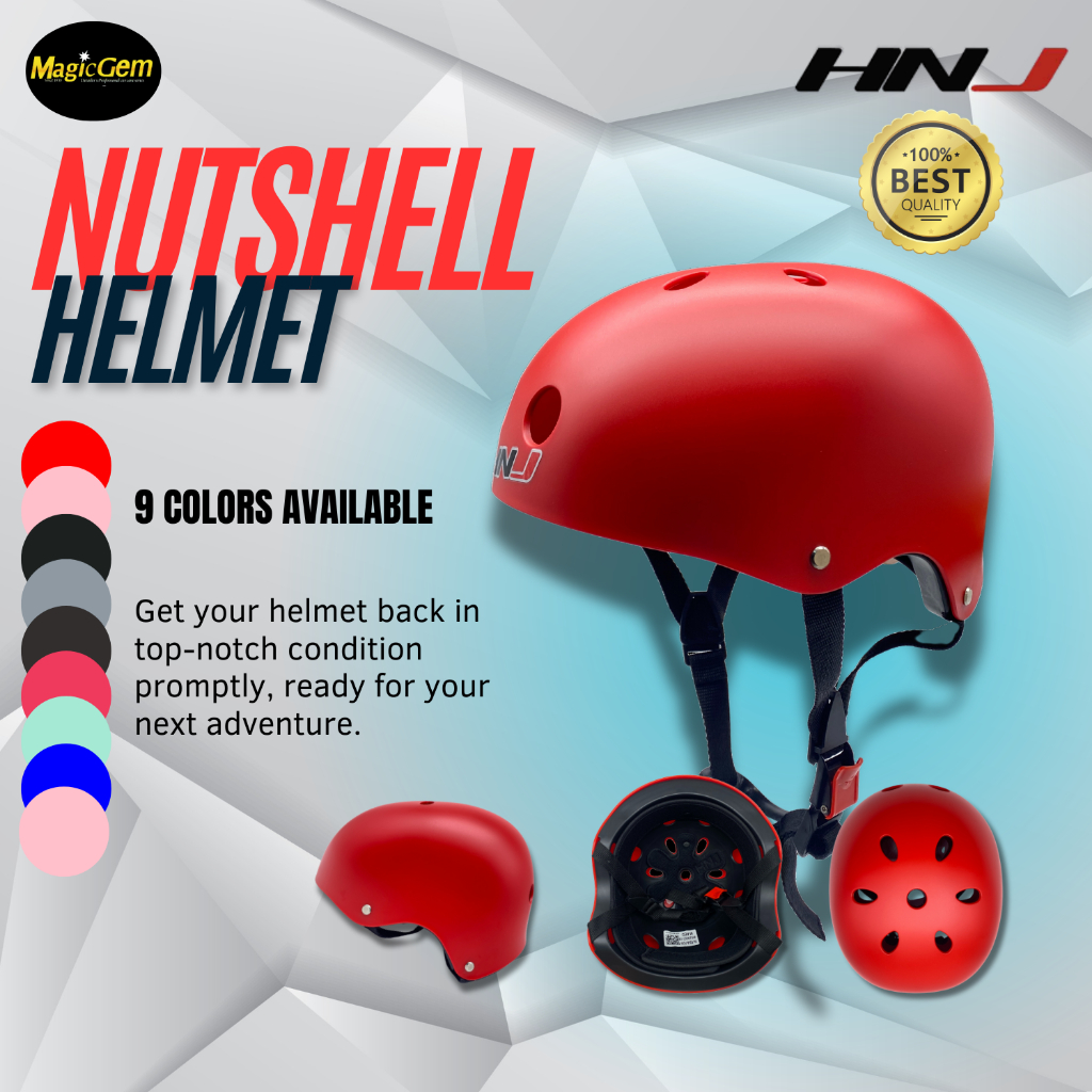 MG HNJ MOB AA NUTSHELL FOR BIKE AND E-BIKE HELMET | Shopee Philippines