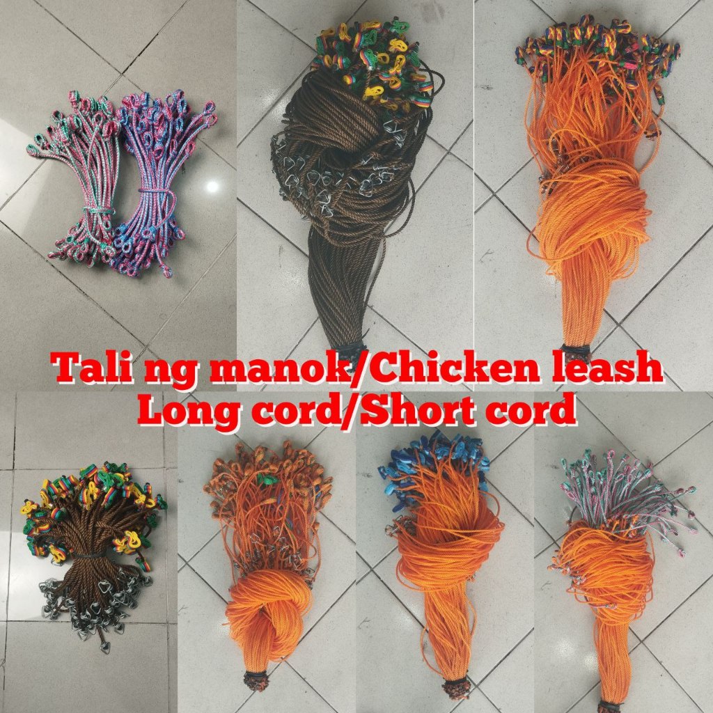Tali ng manok/Chicken leash/Long cord/Short cord | Shopee Philippines