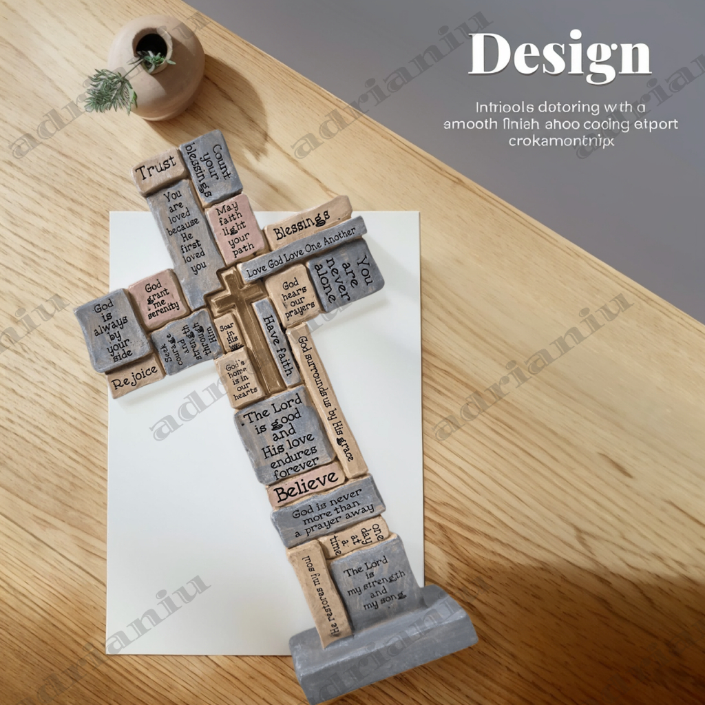 Prayer cross souvenir Jesus crucifix holy cross for altar christ statue ...
