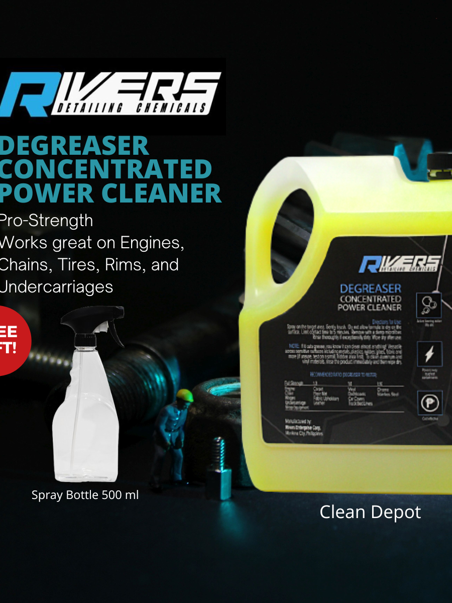 Rivers Water Soluble Degreaser 4 Liter with 500 ml Spray Bottle ...