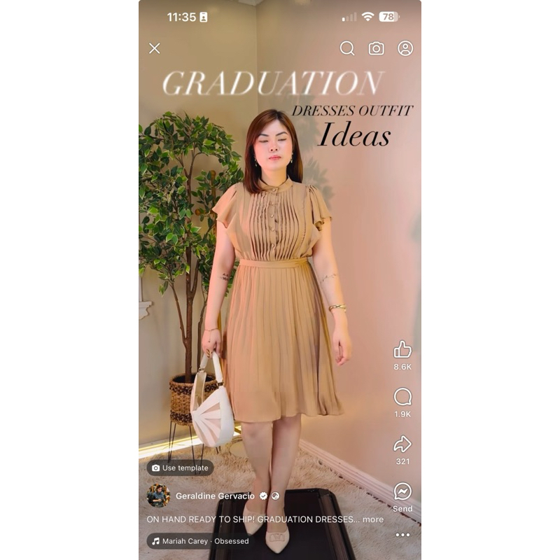 GERALDINE G. BIANCA MINI DRESS | Shopee Philippines