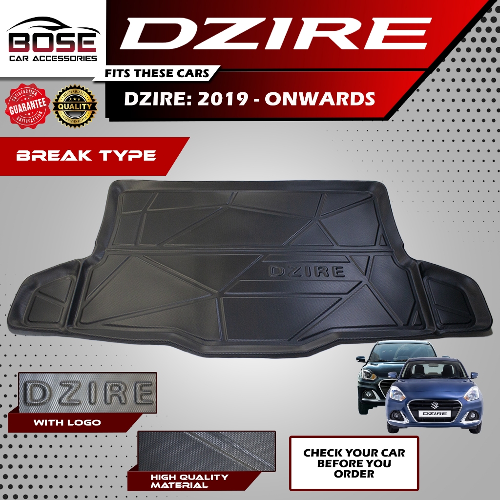 Car Trunk Tray for Suzuki Dzire 2019 - Onwards OEM Cargo Trunk Tray ...