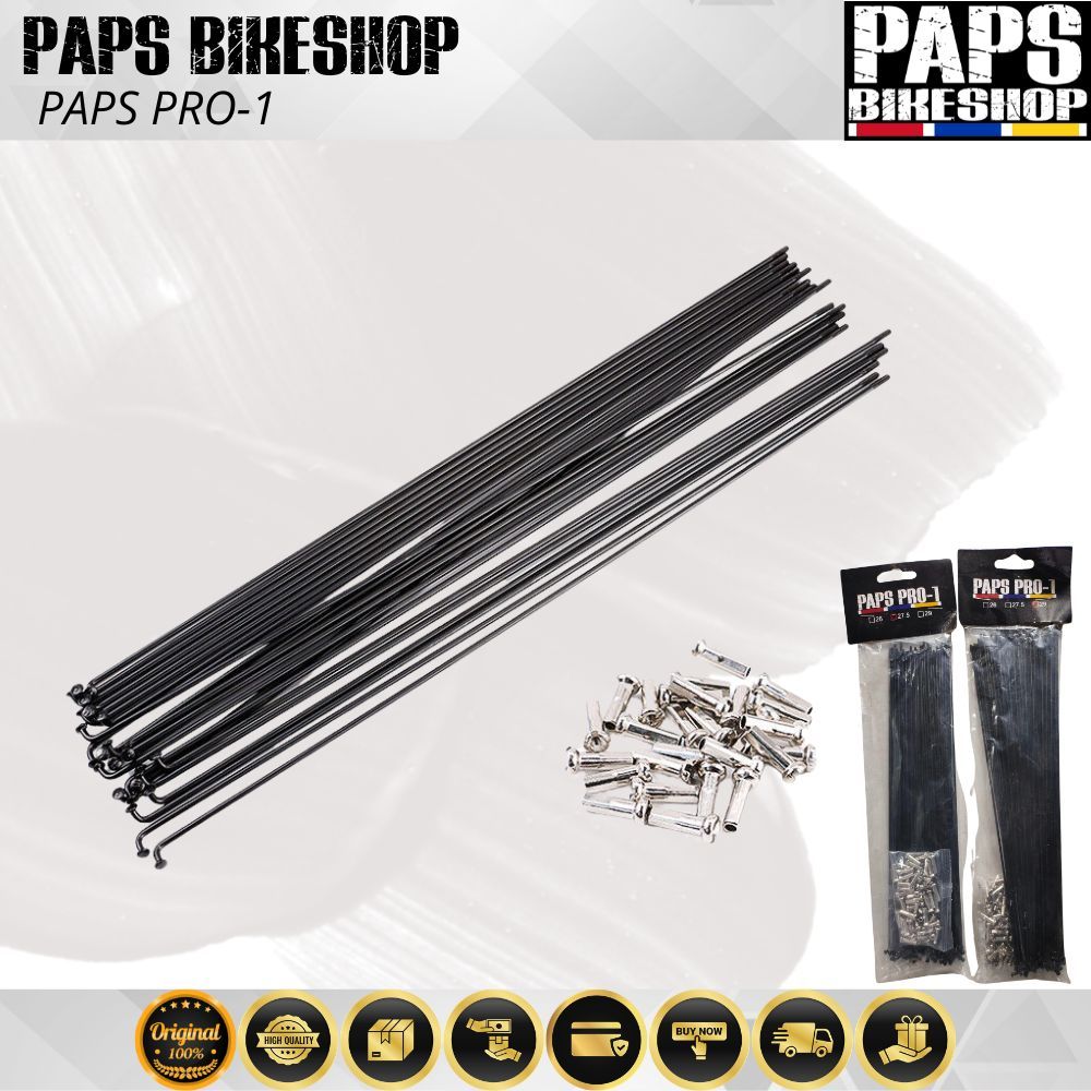 PAPS PRO- SPOKES FOR 27.5 AND 29 COMPLETE SET | Shopee Philippines