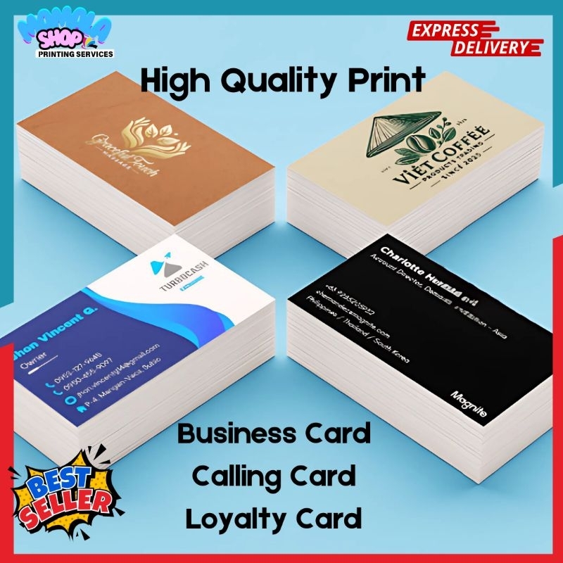 50pcs BUSINESS / CALLING CARD / LOYALTY CARD (WE PRINT YOUR LAYOUT ...