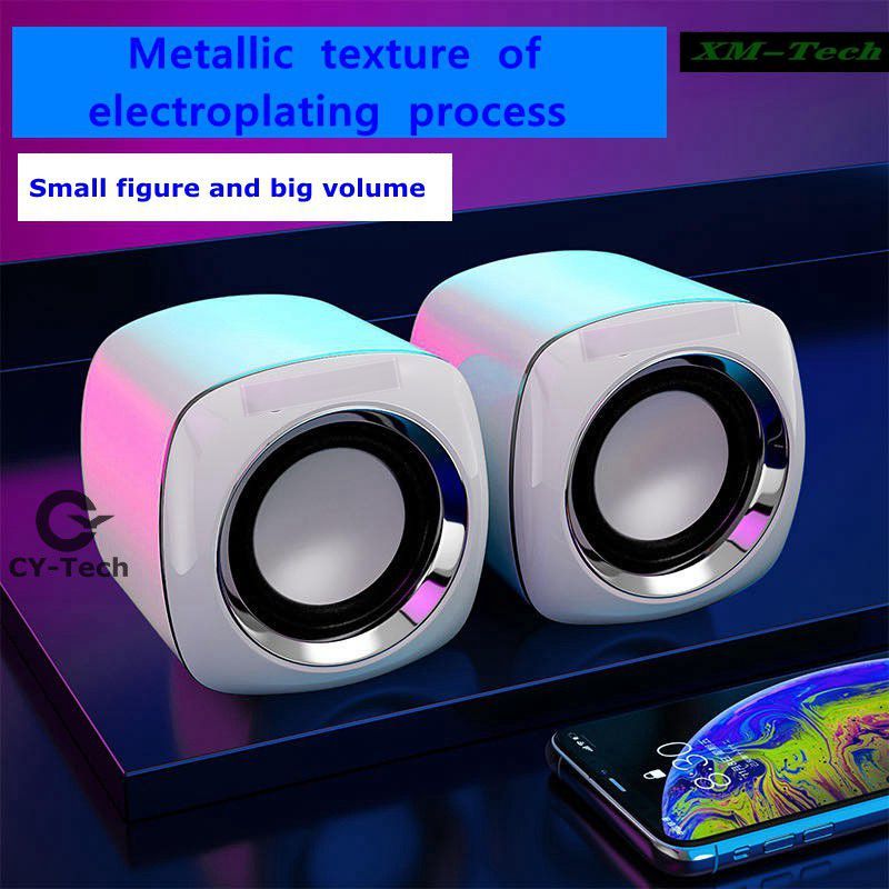 【XMT】Mini Computer Speakers Stereo USB Wired Powered for PC/Laptops ...