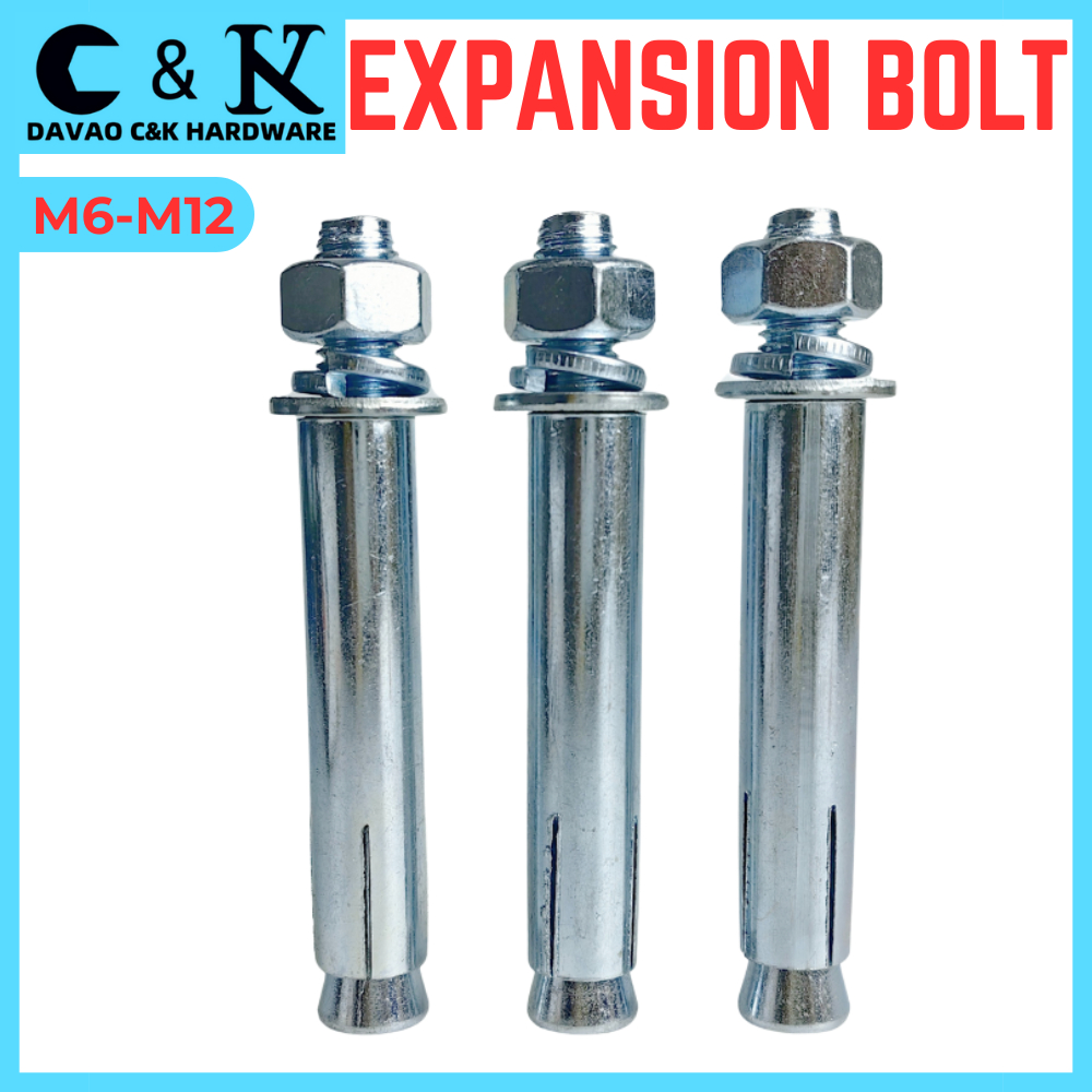 (CK-S) Expandable Tube Concrete Bolts Aircon Bracket Outer Hexagon ...