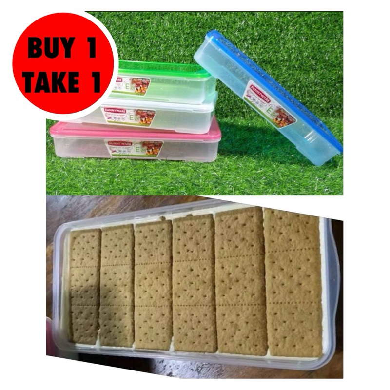 Buy 1 Take 1 Graham Bar 1.8L Tupperware Food Keeper | Shopee Philippines