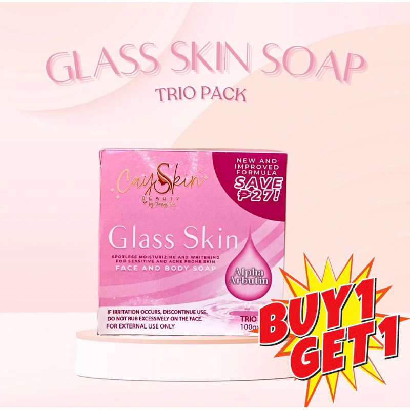 CaySkin Beauty Glass Skin Soap (TRIO PACK) | Shopee Philippines