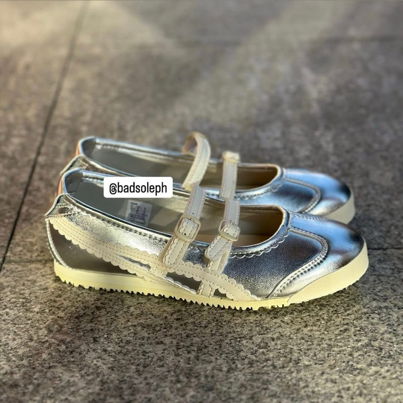 ONIT MEXICO 66 TGRS SILVER WHITE SNEAKERS FOR WOMEN | Shopee Philippines