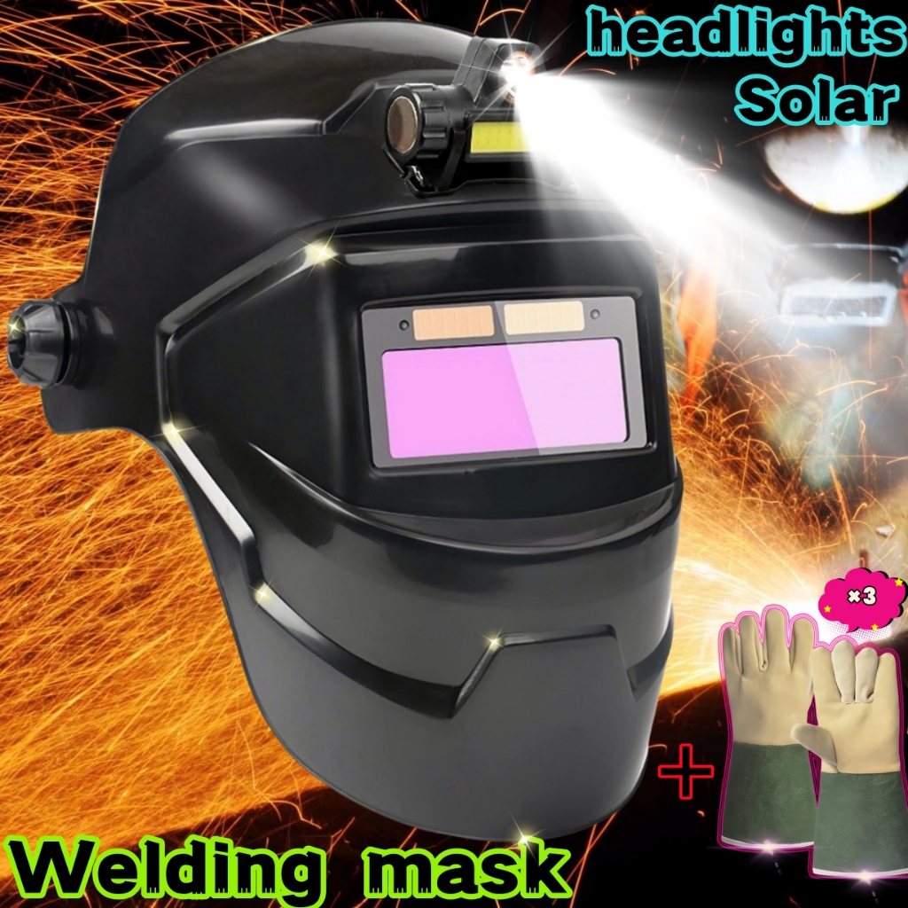 Welding mask auto darkening helmet face Eye shield glasses welding ...