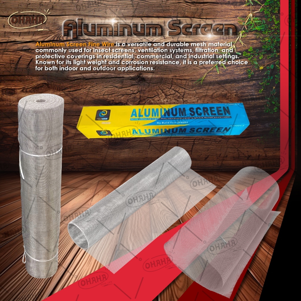 OHAHA 30METER PER ROLL ALUMINUM SCREEN MESH WIRE,METAL MESH,MOUSE ...