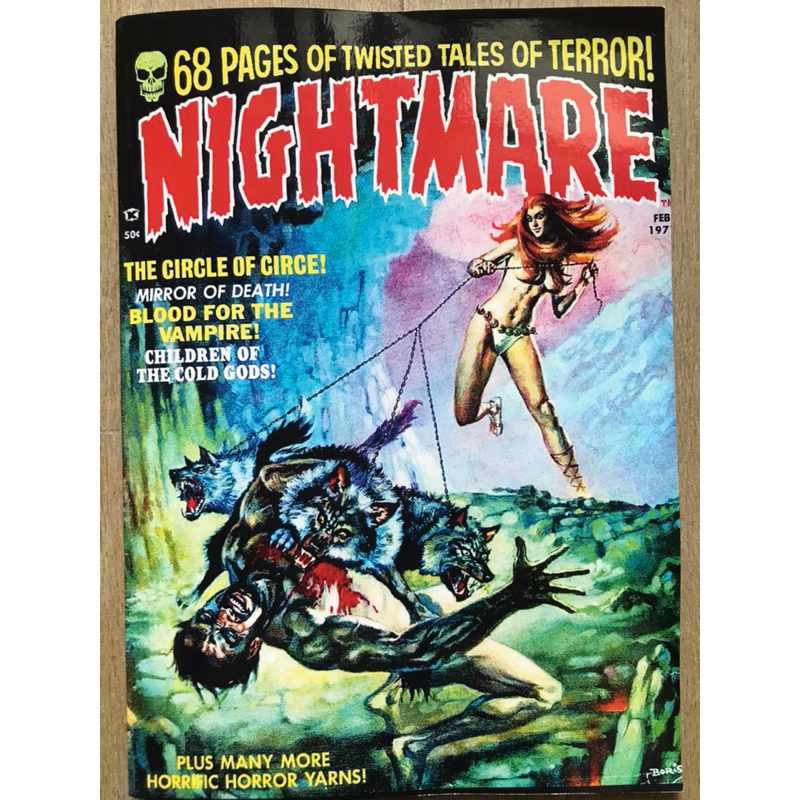 Nightmare Vol 1 no.2 Feb 1971 issue Vintage Rare Horror Magazine from ...