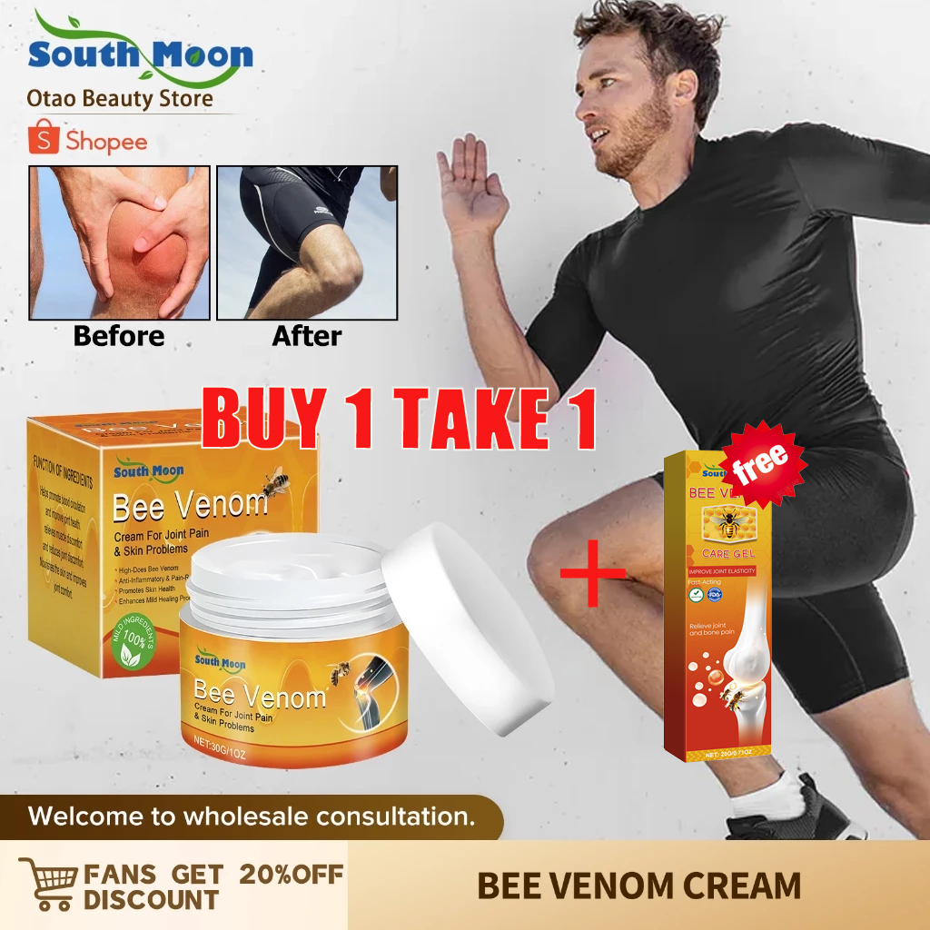 【Buy 1 Take 1】Bee Venom Cream Joint Relief Cream Original Joint Relief ...