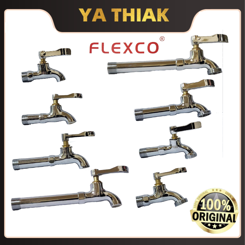 GRIPO FLEXCO Faucet 1/2" X1/X2/X4/X6 | Brass Faucet | Hose Bibb | Plain ...