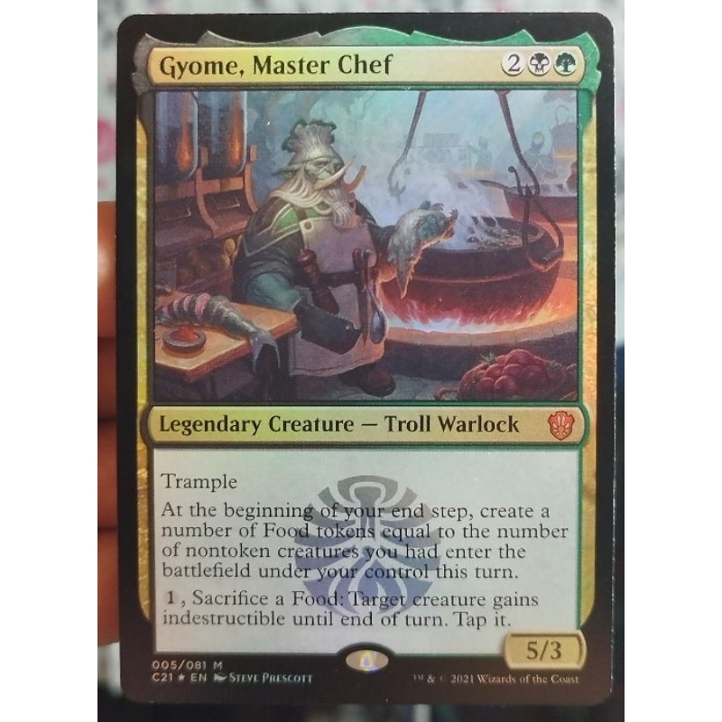 Gyome, Master Chef Foil (Magic the gathering) | Shopee Philippines