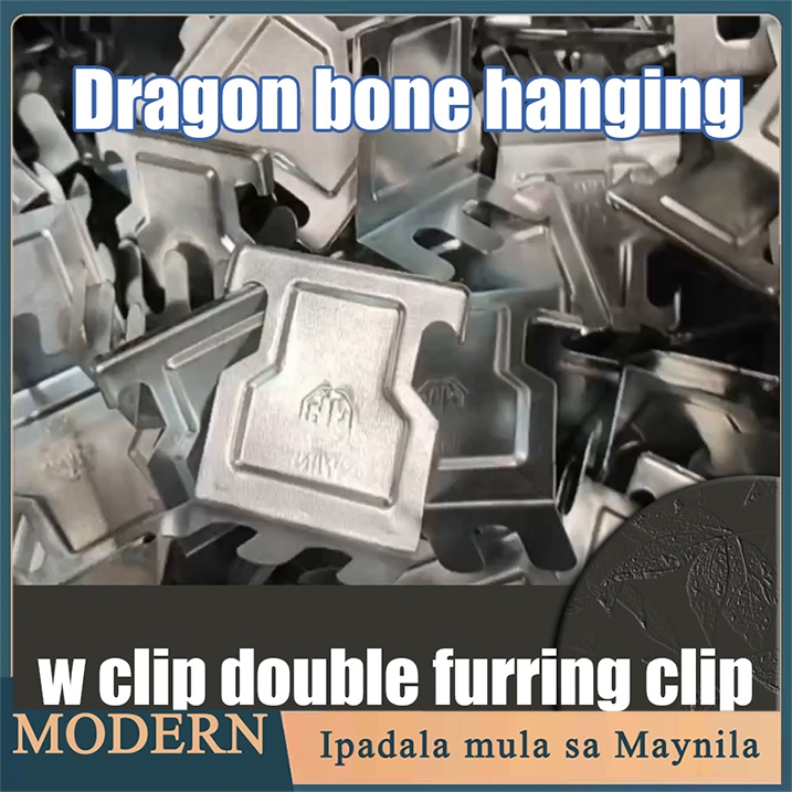 Double Furring Clip 100Pcs W Clip Metal Furring Wall Clip Metal Furring ...