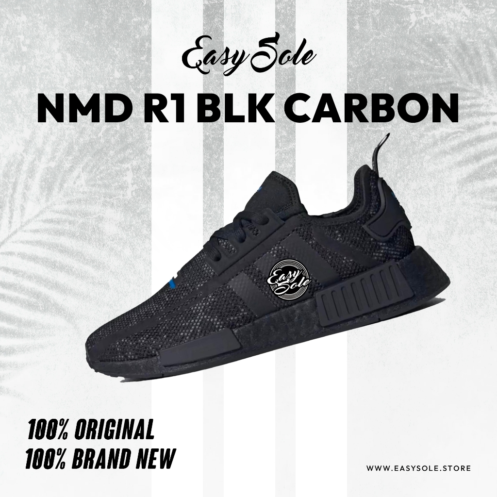 [EASY SOLE ORIGINAL] NMD R1 Blk Carbon | Shopee Philippines