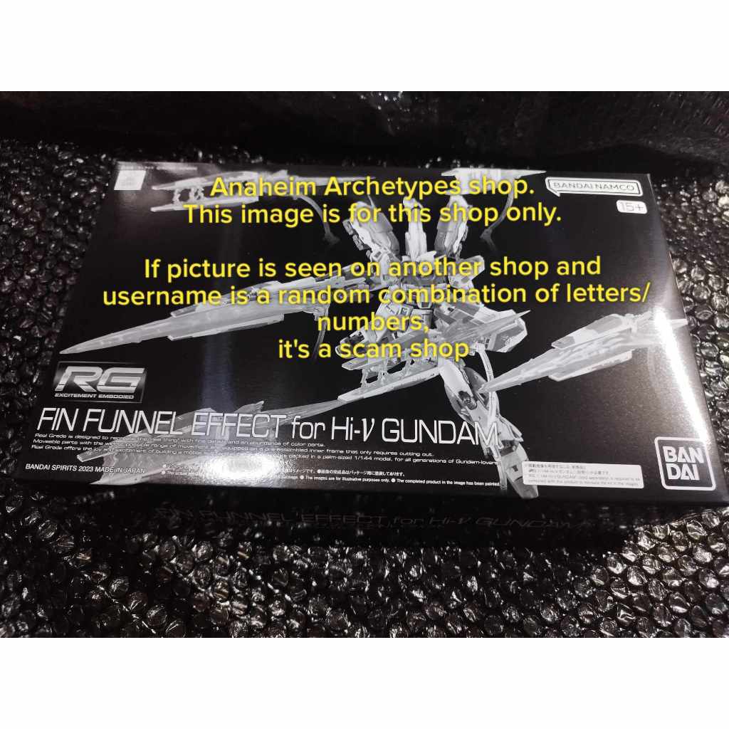 BANDAI RG 1/144 Fin Funnel Effect for Hi-ν Gundam PREMIUM BANDAI ANAHEIM ARCHETYPES | Shopee ...