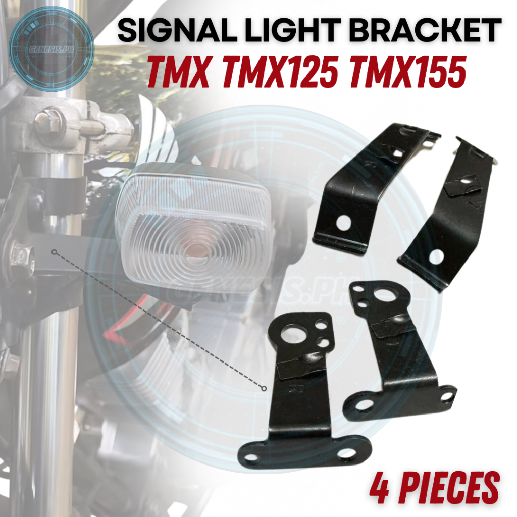 Genesis Motorcycle Signal Light Bracket 4pcs Steel Bracket TMX125 ...