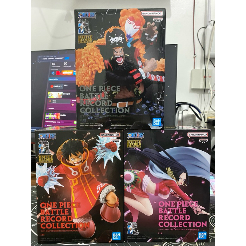 One Piece Battle Record Collection Mugiwara Luffy, Marshal D Teach ...