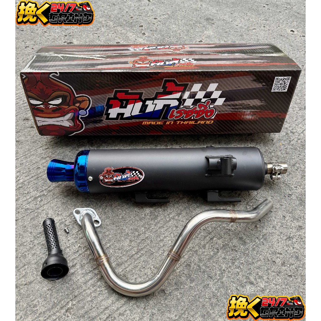 2in1 HUN PIPE CLICK 125i/150i Titanium Tip With Silencer | Shopee ...