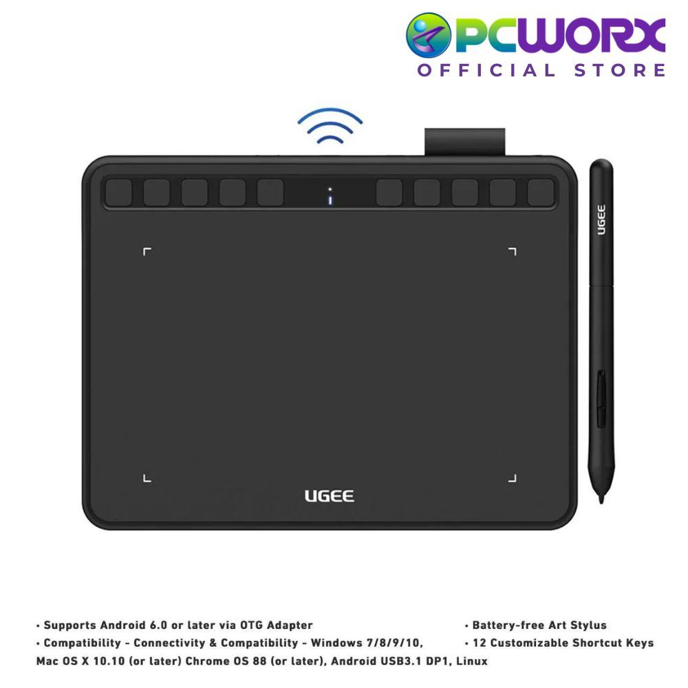 Ugee S-Series S1060, 10"x 6.2", Stylus & Other Accessories Included ...