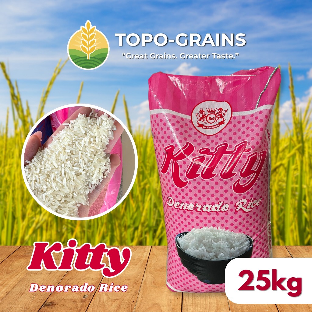 KITTY Denorado White Rice Bigas 25kg - Malambot at Masarap na Bigas ...