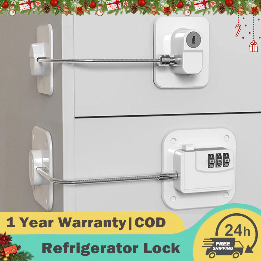 Child/Baby Proofing Lock Refrigerator Lock for Fridge,Cabinets,Drawers ...
