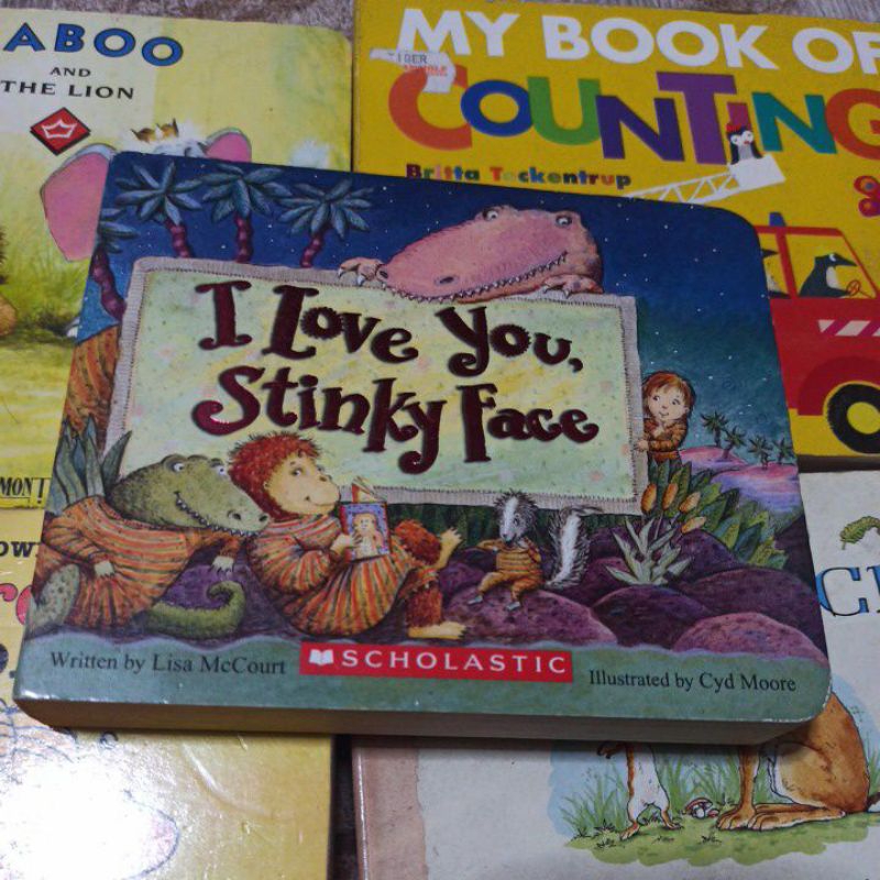 i love you, stinky face by Lisa McCourt board book | Shopee Philippines