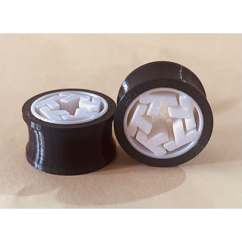 3D Printed Detachable Tunnel/ Plug Earrings (Set/Pair) | Shopee Philippines