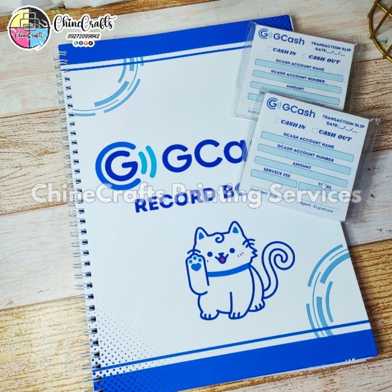 GCASH Recordbook A4size Cash-in Cash-out Recordbook with free 2pcs ...