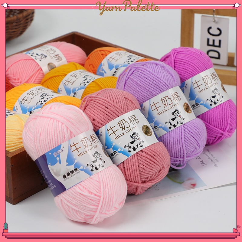 5 Plys 50g Baby Milk Cotton Milk Cotton Hand Knitted Yarn Fiber ...