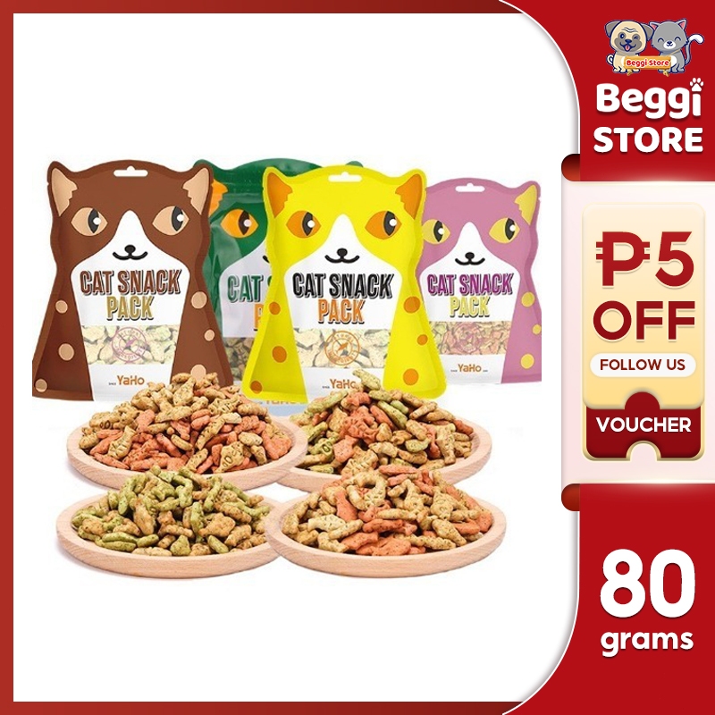 Cat Snacks Treats Cat Biscuit/Cat Cookies For All Stage 80g Mixed ...