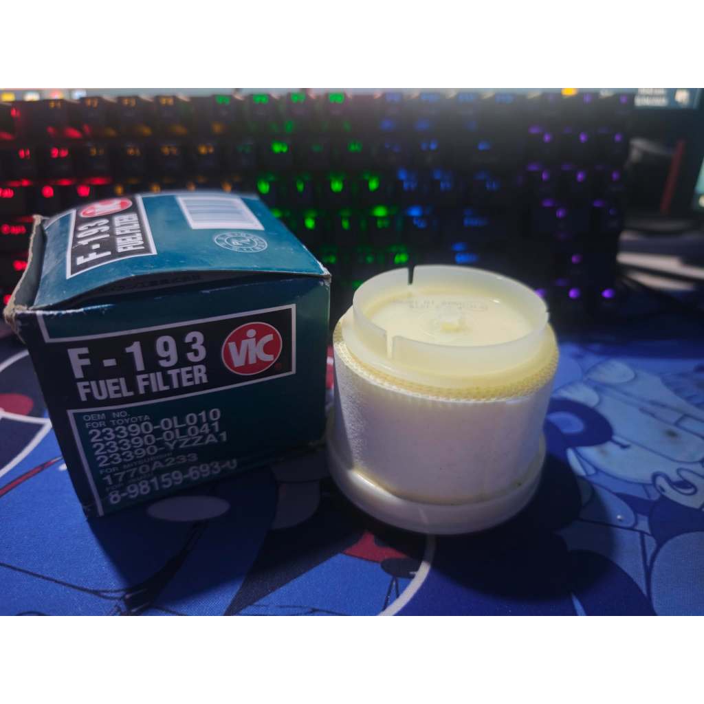 GENUINE VIC Fuel Filter F-193 for Mitsubishi Montero Sport / Strada ...