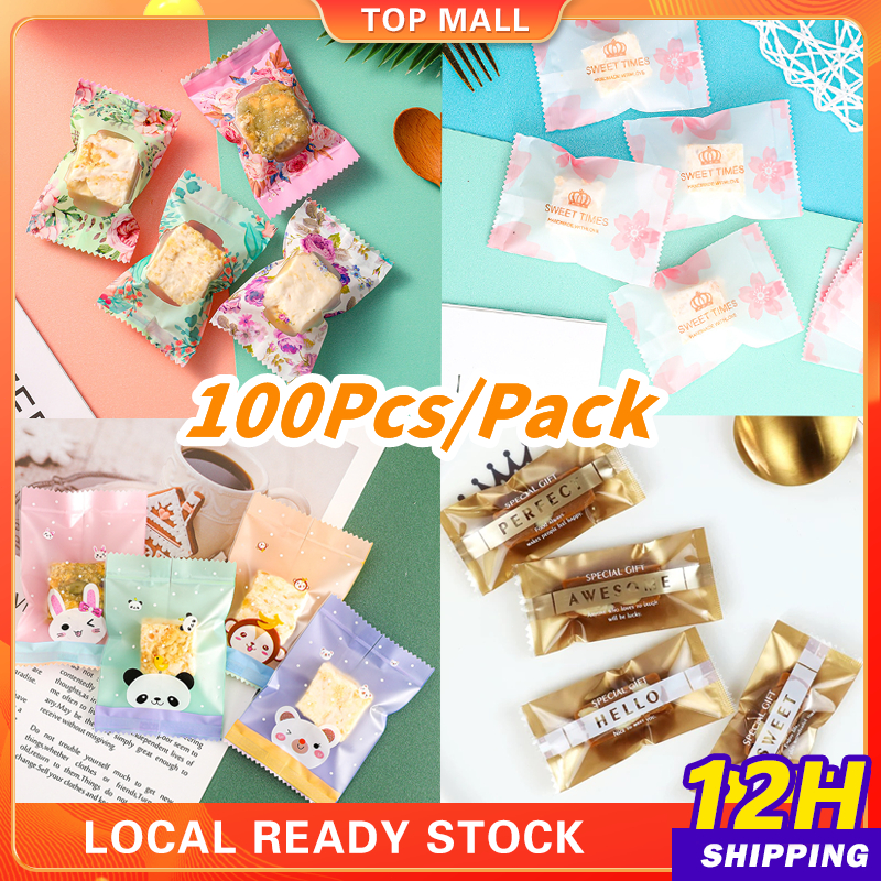 5.5x8.5cm Polvoron Wrapper Plastic Pack Heat Sealing Pastry Candy ...