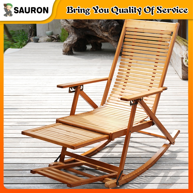 Rocking Chair Foldable Leisure Balcony Rocking Chair For Adults Large ...